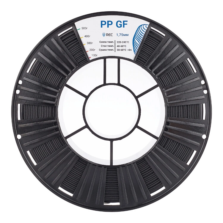PP GF plastic REC 1.75mm black in the REC store