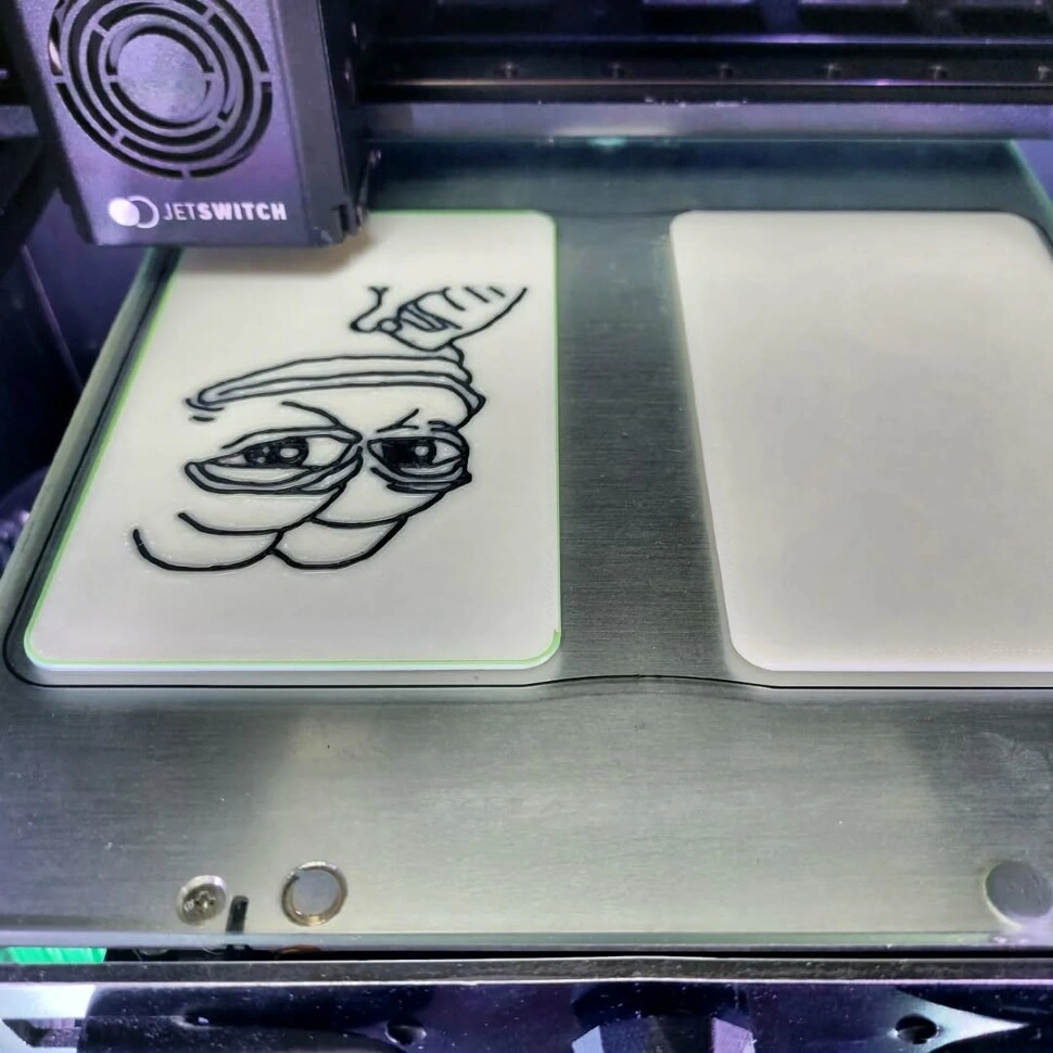 3D model of Pepe the frog box