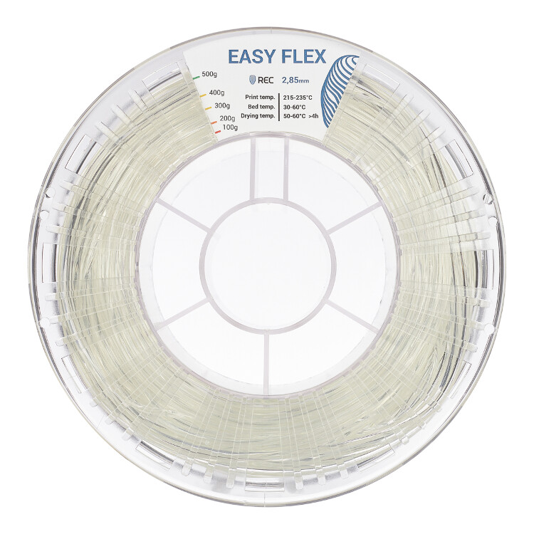 Natural REC Easy Flex 2.85 is the most elastic material with chemical ...